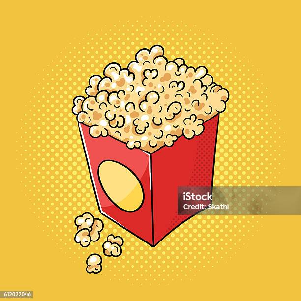 Vektor Tangan Digambar Pop Seni Ilustrasi Popcorn Ilustrasi Stok ... Vektor Tangan Digambar Pop Seni Ilustrasi Popcorn Ilustrasi Stok ...