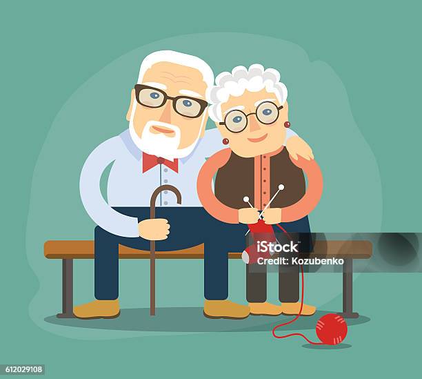 Kakek Dan Nenek Berpelukan Duduk Di Bangku Ilustrasi Stok - Unduh ... Kakek Dan Nenek Berpelukan Duduk Di Bangku Ilustrasi Stok - Unduh ...