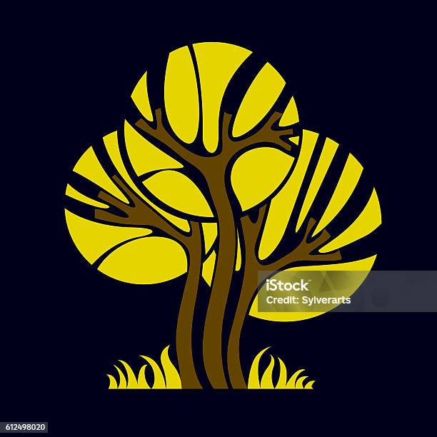 Illustration De Fée Dart De Larbre Symbole Éco Stylisé Vecteurs Libres