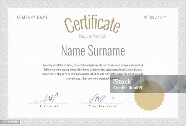 Certificate And Diplomas Template向量圖形及更多中六學生圖片 中六學生 保安 優惠券 Istock