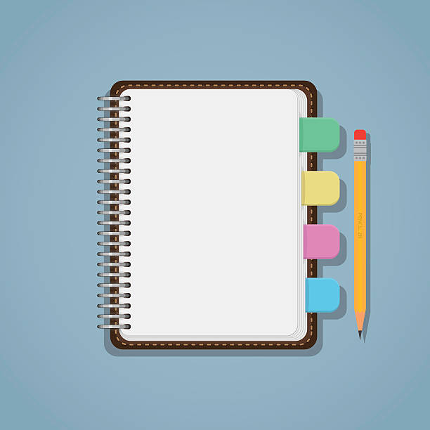 280 Carnet Cuir Ouvert Stock Illustrations Graphiques Vectoriels