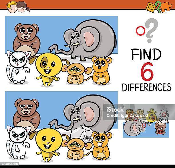Perbedaan Permainan Dengan Hewan Ilustrasi Stok - Unduh Gambar Sekarang ... Perbedaan Permainan Dengan Hewan Ilustrasi Stok - Unduh Gambar Sekarang ...