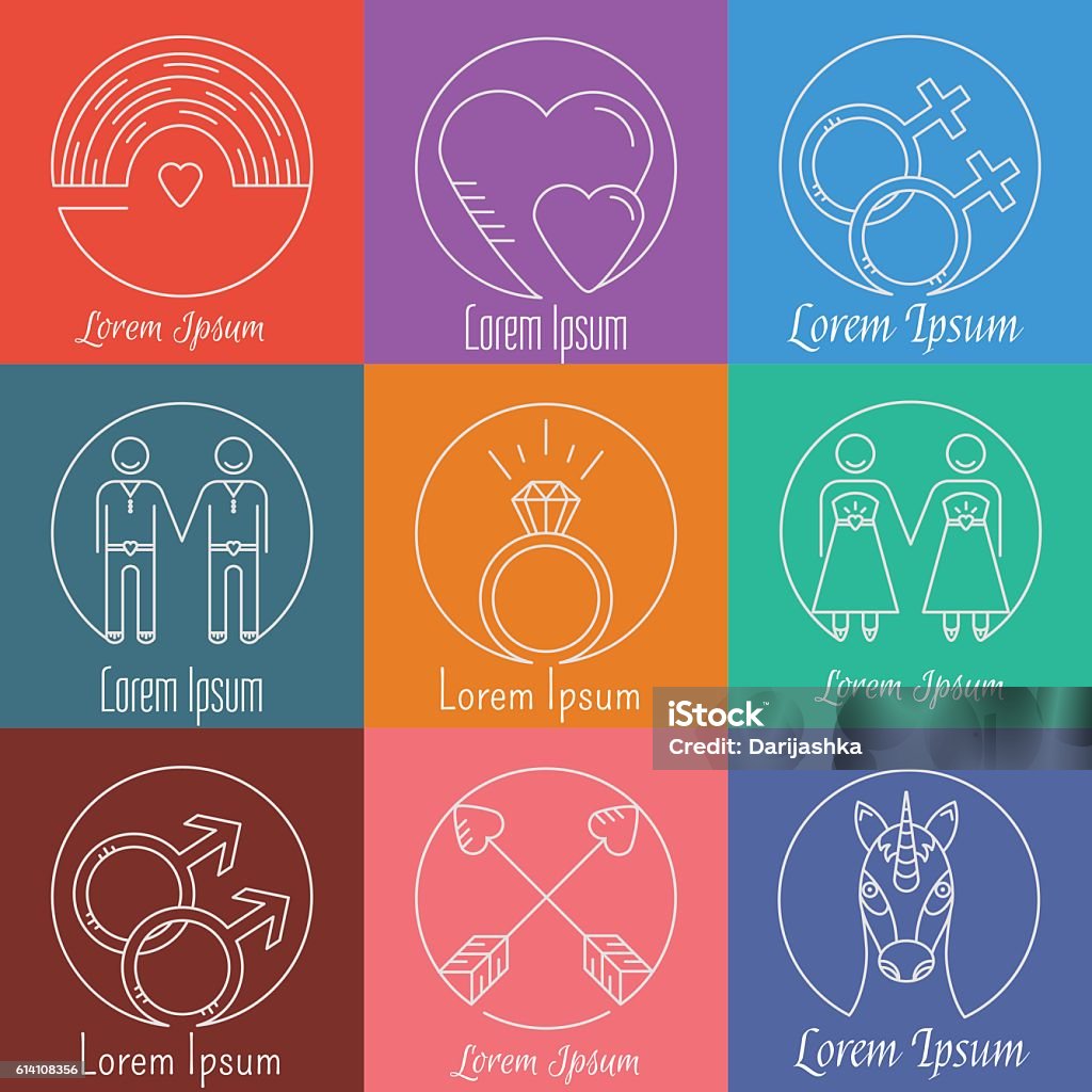 Gay Icons Stock Illustration Download Image Now Couple Relationship Gay Man Gay Person