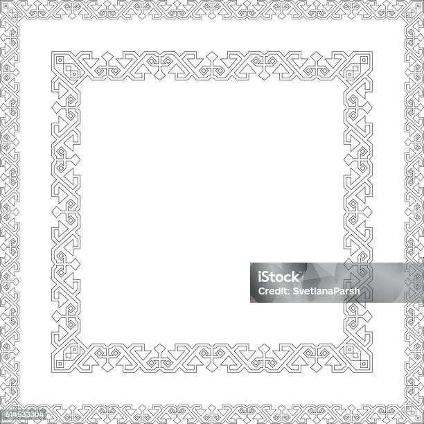 Black Square Frames Geometric Shapes Outlines向量圖形及更多外型圖片 外型 幾何圖形 插圖