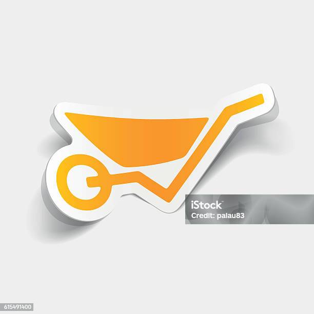 Realistic Design Element Wheelbarrow Stock Illustration Download
