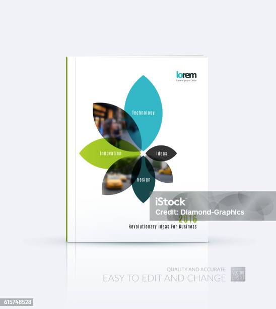 Koleksi Tata Letak Templat Brosur Laporan Tahunan Desain Sampul