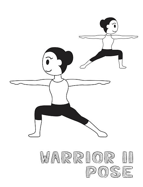 480 Warrior Yoga Pose Stock Illustrations Royalty Free Vector Graphics And Clip Art Istock