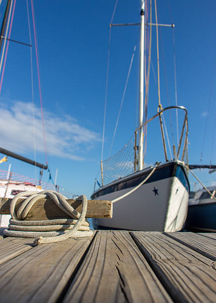 Free Stock Photo of Sailboat Tied Up to Dock in Water | Download Free ...