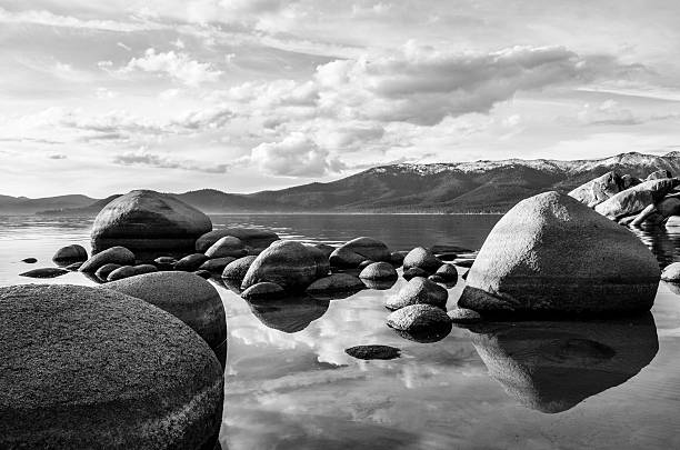 Free Stock Photo of Rocks and Gravel Abound in Black and White ...