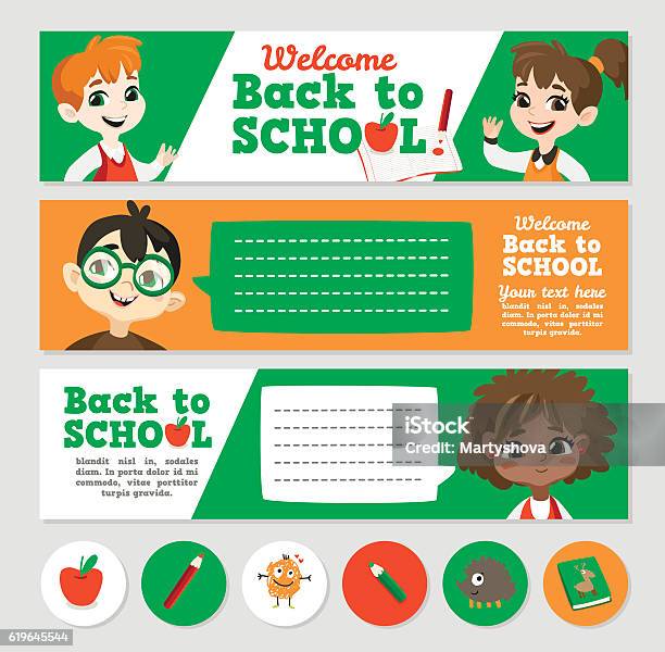 Back To School 일러스트레이션 가방에 대한 스톡 벡터 아트 및 기타 이미지 가방 교육 다중 색상 Istock