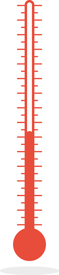 Termometer Dalam Gaya Datar Dan Ikon Termometer Termos Medis Ilustrasi
