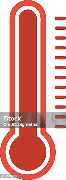 Termometer Dalam Gaya Datar Dan Ikon Termometer Termos Medis Ilustrasi
