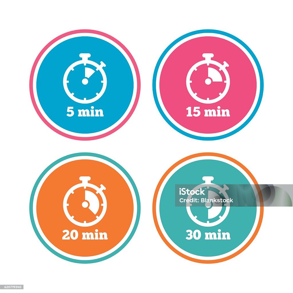 Timer Icons Five Minutes Stopwatch Symbol Stock Illustration - Download ... Timer Icons Five Minutes Stopwatch Symbol Stock Illustration - Download ...