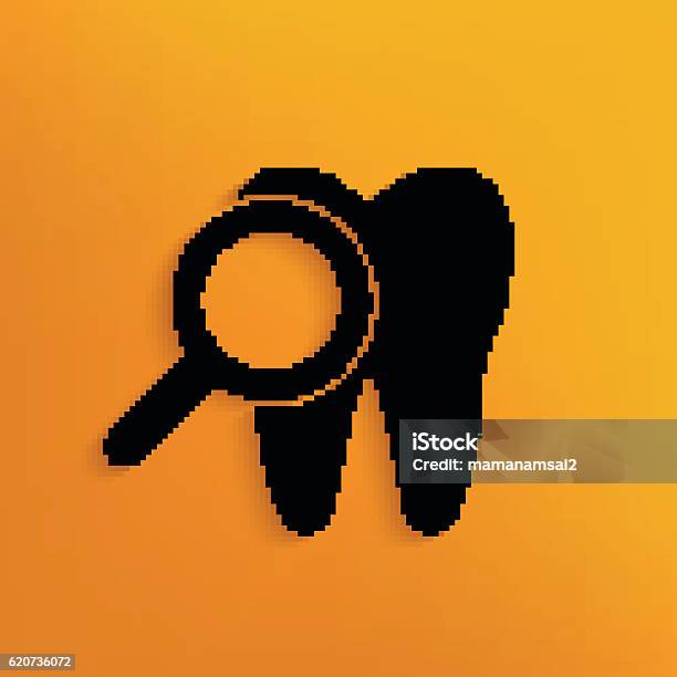 Teeth Design On Clean Backgroundvector Stock Illustration Download