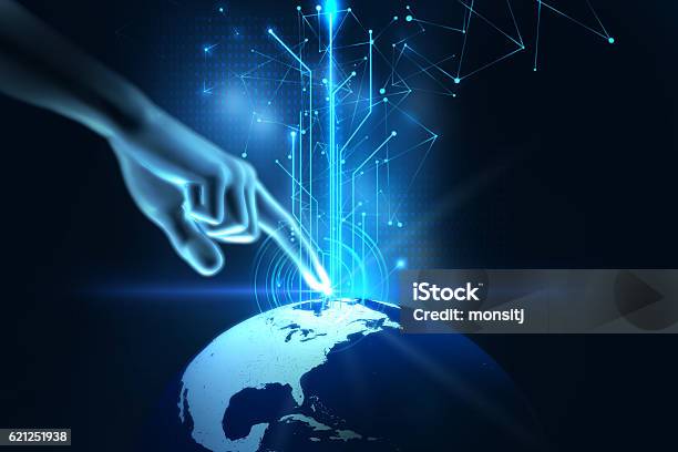 Ilustrasi 3d Gerakan Sentuhan Tangan Pada Teknologi Futuristik E Foto ... Ilustrasi 3d Gerakan Sentuhan Tangan Pada Teknologi Futuristik E Foto ...