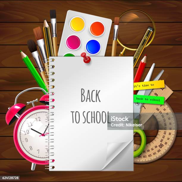 Welcome Back To School 벡터 일러스트레이션 0명에 대한 스톡 벡터 아트 및 기타 이미지 0명 개인 장식품