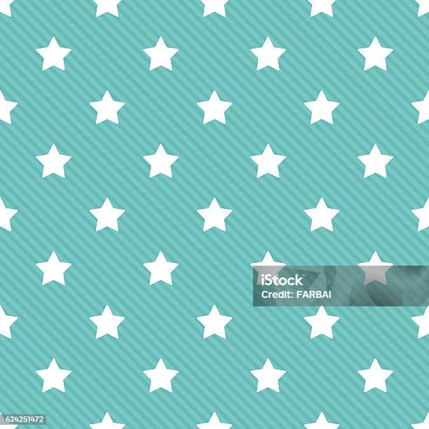 Seamless Stars With Diagonal Lines Pattern向量圖形及更多傾斜的圖片 傾斜的 式樣 插圖