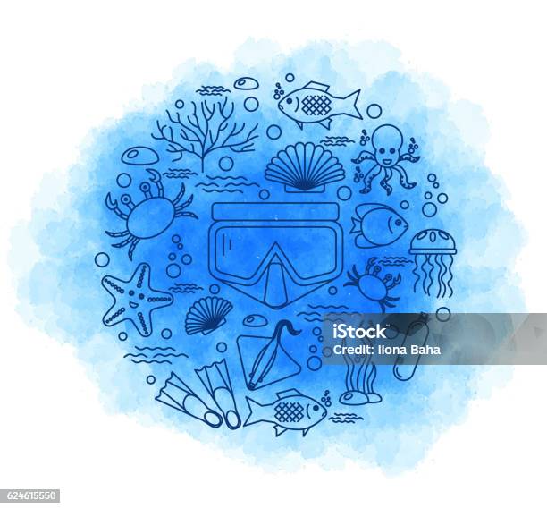 Ikon Menyelam Diatur Dengan Ikan Dan Peralatan Ilustrasi Stok - Unduh ... Ikon Menyelam Diatur Dengan Ikan Dan Peralatan Ilustrasi Stok - Unduh ...