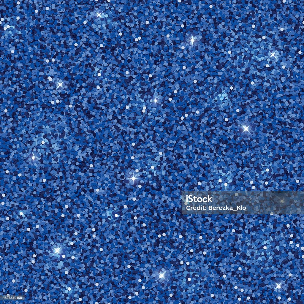 Blue Glitter Seamless Pattern Vector Stock Illustration Download