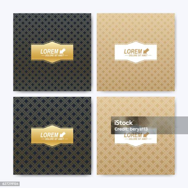 Template Vektor Modern Untuk Brosur Persegi Leaflet Selebaran Sampul