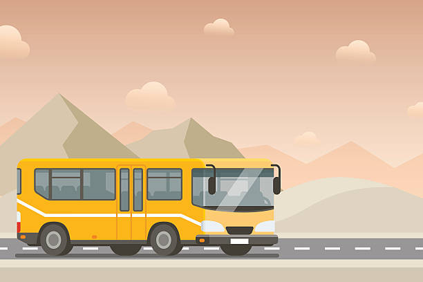 Free Stock Photo of Bus Driving Across Desert Landscape | Download Free ...