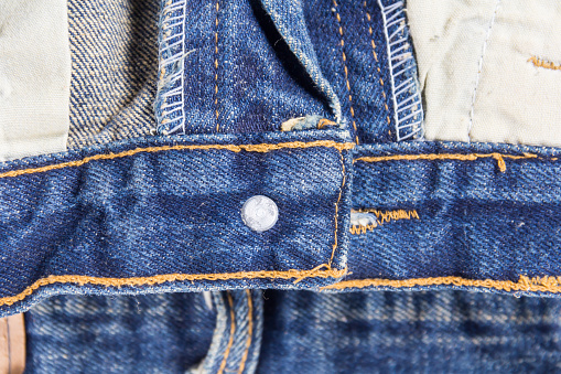 Jeans 적재형 따라 압살했다 배경기술 0명에 대한 스톡 사진 및 기타 이미지 0명 갈색 데님 Istock