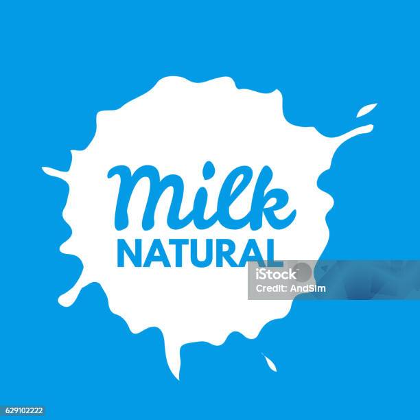 Susu Lencana Percikan Dan Blot Mengisolasi Latar Belakang Lambang