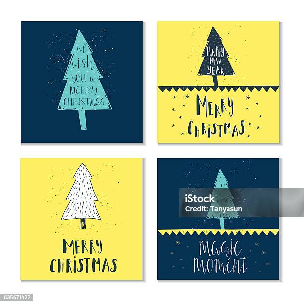 Keinginan Natal Untuk Kartu Ucapan Liburan Ilustrasi Stok Unduh
