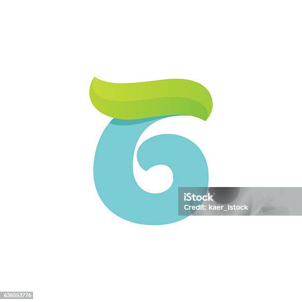 Number Six Icon With Green Leaf Stock Illustration - Download Image Now ... Number Six Icon With Green Leaf Stock Illustration - Download Image Now ...
