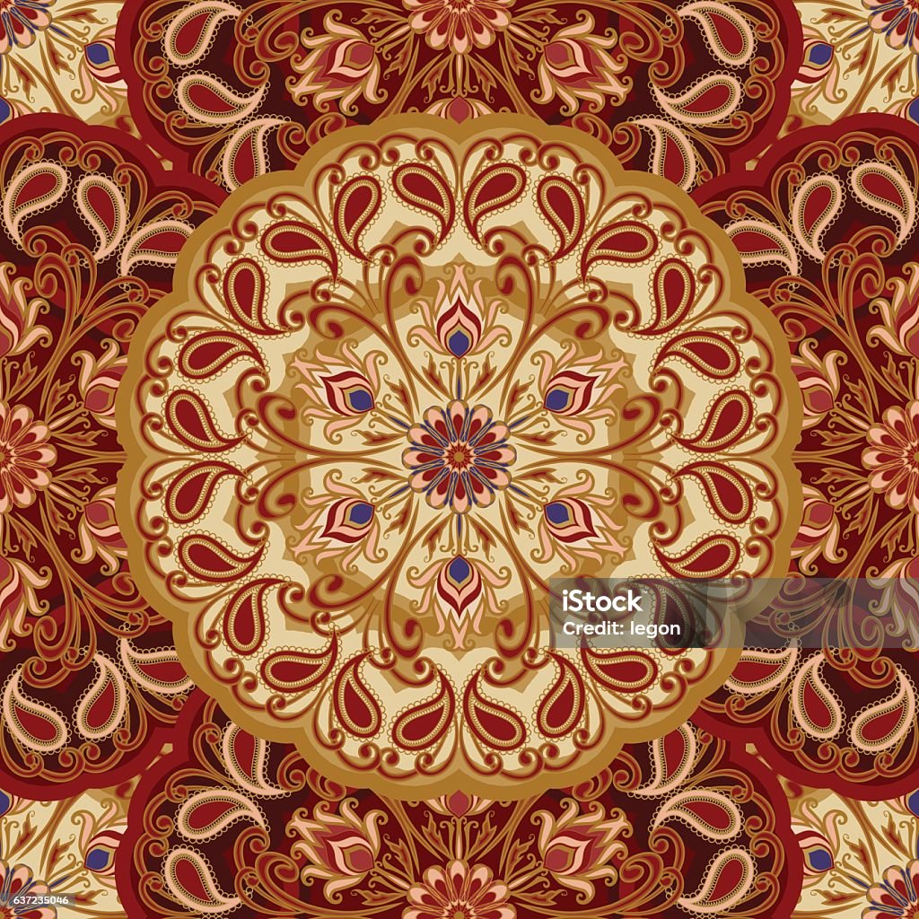 Vektor Pola Mandalas Mulus Ilustrasi Stok Unduh Gambar Sekarang