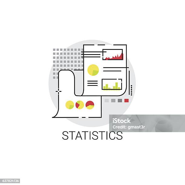 Icône De Données Du Diagramme Financier Du Concept Danalyse Des