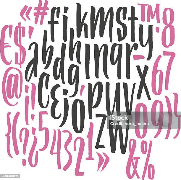 Vector Alphabet Stock Illustration - Download Image Now - Abstract