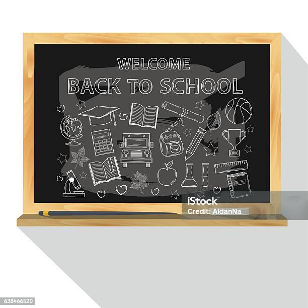 Back To School 설정 교육에 대한 스톡 벡터 아트 및 기타 이미지 교육 그리기 낙서 드로잉 Istock