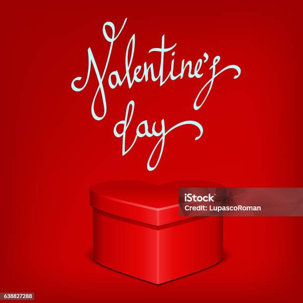 Happy Valentines Day Hand Drawing Vector Lettering Design Abstract