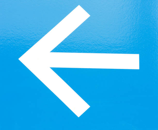 Free picture: White arrow down sign fluorescent reflective surface