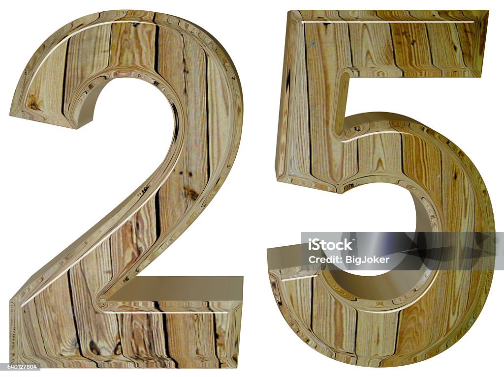 Photo libre de droit de Chiffre 25 Vingtcinq Isolé Sur Fond Blanc Rendu ... Photo libre de droit de Chiffre 25 Vingtcinq Isolé Sur Fond Blanc Rendu ...