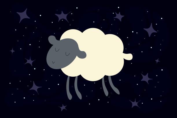 Sleeping Sheep Clipart