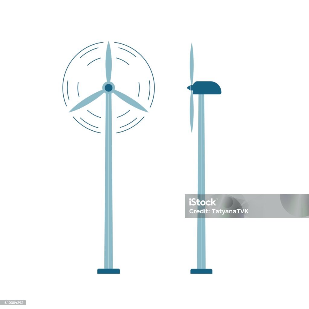 Infografiken Wie Funktioniert Eine Windkraftanlage Vektor Stock Vektor Art Und Mehr Bilder Von