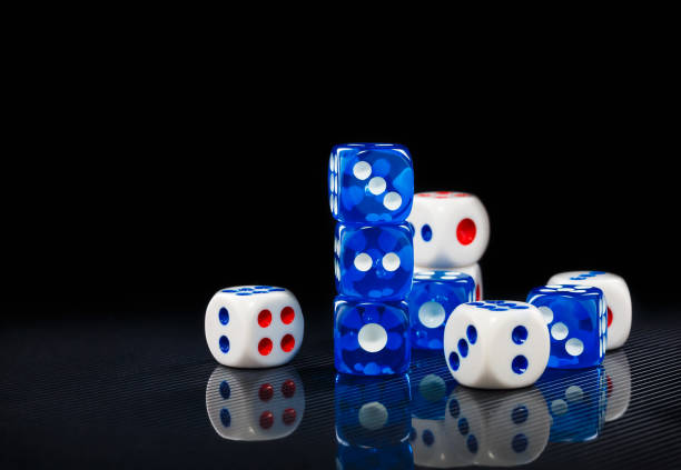 Free Stock Photo of Two Red Dices on Black Surface | Download Free ...