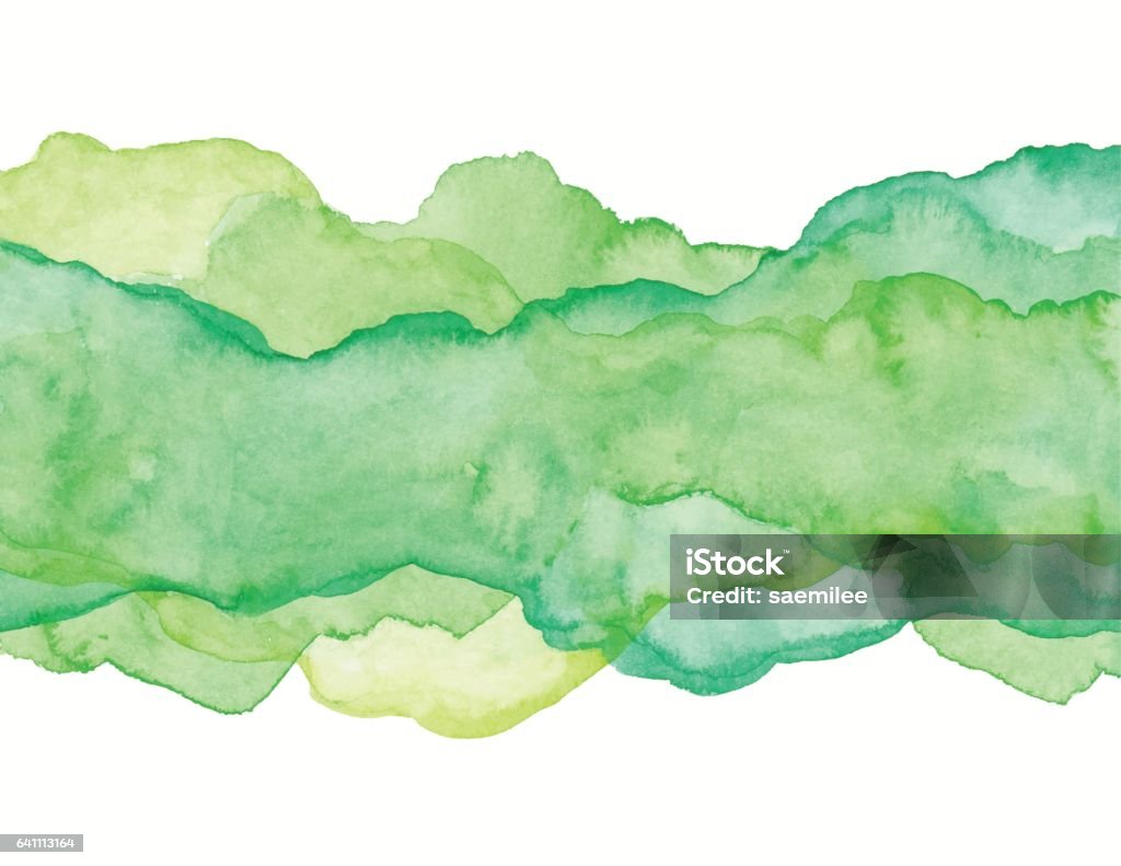 Green Watercolor Abstract Stock Illustration Download Image Now