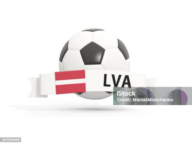 Bendera Latvia Sepak Bola Dengan Spanduk Dan Kode Negara Foto Stok ... Bendera Latvia Sepak Bola Dengan Spanduk Dan Kode Negara Foto Stok ...