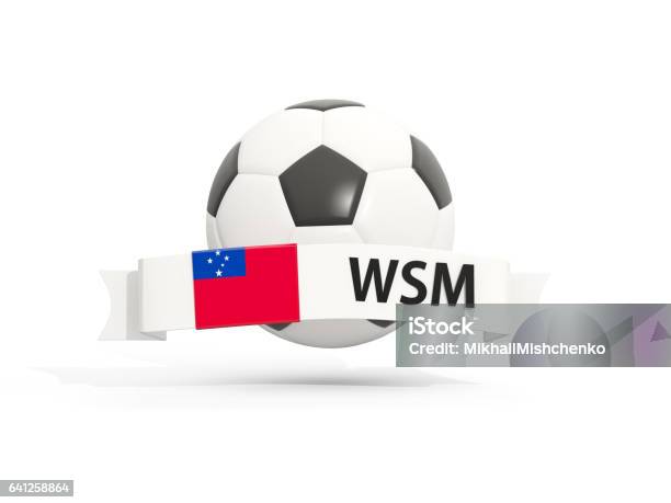 Bendera Samoa Sepak Bola Dengan Spanduk Dan Kode Negara Ilustrasi Stok ... Bendera Samoa Sepak Bola Dengan Spanduk Dan Kode Negara Ilustrasi Stok ...