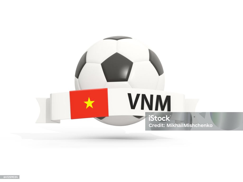Bendera Vietnam Sepak Bola Dengan Spanduk Dan Kode Negara Ilustrasi ... Bendera Vietnam Sepak Bola Dengan Spanduk Dan Kode Negara Ilustrasi ...