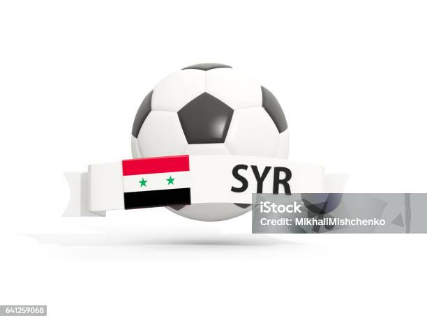 Bendera Suriah Sepak Bola Dengan Spanduk Dan Kode Negara Ilustrasi Stok ... Bendera Suriah Sepak Bola Dengan Spanduk Dan Kode Negara Ilustrasi Stok ...