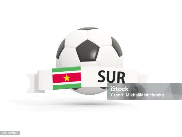 Bendera Suriname Sepak Bola Dengan Spanduk Dan Kode Negara Ilustrasi ... Bendera Suriname Sepak Bola Dengan Spanduk Dan Kode Negara Ilustrasi ...