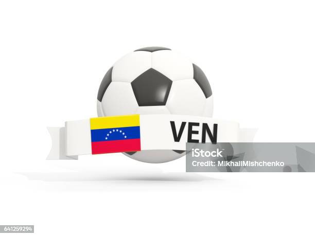 Bendera Venezuela Sepak Bola Dengan Spanduk Dan Kode Negara Ilustrasi ... Bendera Venezuela Sepak Bola Dengan Spanduk Dan Kode Negara Ilustrasi ...