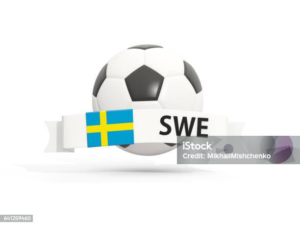 Bendera Swedia Sepak Bola Dengan Spanduk Dan Kode Negara Ilustrasi Stok ... Bendera Swedia Sepak Bola Dengan Spanduk Dan Kode Negara Ilustrasi Stok ...