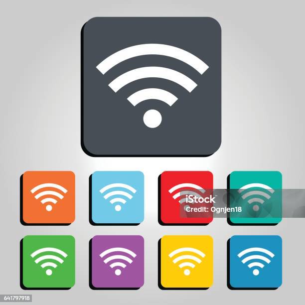 Wifi 신호 기호 벡터 아이콘 그림 0명에 대한 스톡 벡터 아트 및 기타 이미지 0명 내부 모던 양식 Istock