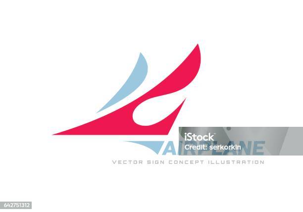 Vol De Lavion Illustration De Notion De Vecteur Modèle De Logo Oiseau