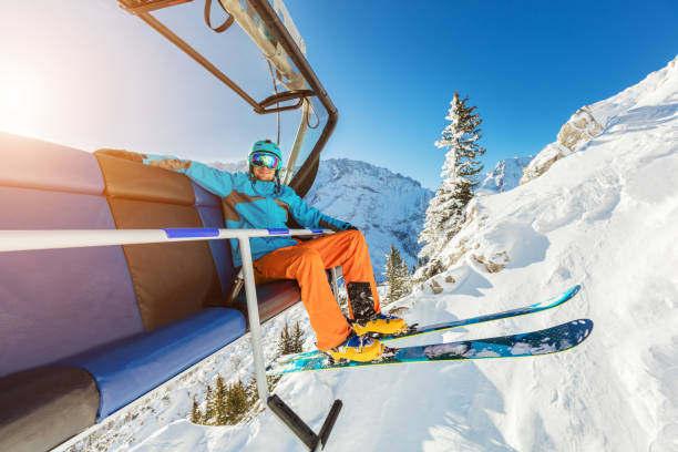 Chair ski lift | Free Stock Image - Barnimages